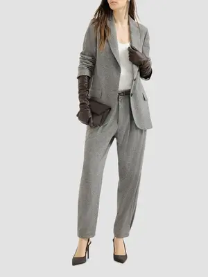 Brunello Cucinelli Cashmere Jersey Deconstructed Blazer