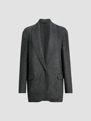 Brunello Cucinelli Cashmere Jersey Blazer - Anthracite