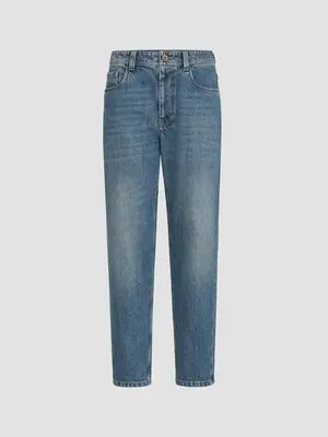 Brunello Cucinelli Authentic Baggy Tapered Jeans - Denim