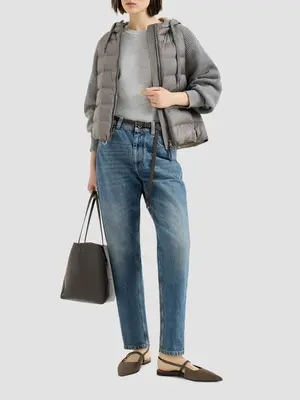 Brunello Cucinelli Authentic Baggy Tapered Jeans - Denim