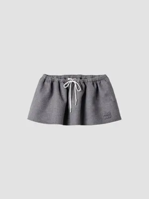 Miu Miu Double Cashmere Mini-skirt