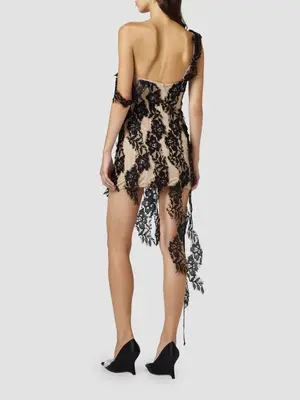 Giuseppe Di Morabito Act Ii: The Fall Of Icarus Lace Mini Dress