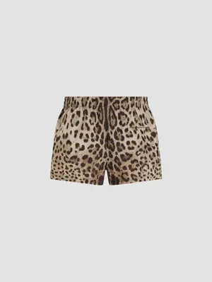 Dolce & Gabbana Dna -print Boxer Short Swim Trunks