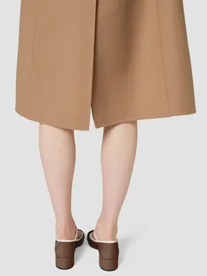 Miu Miu Single-breasted Double Cashmere Coat