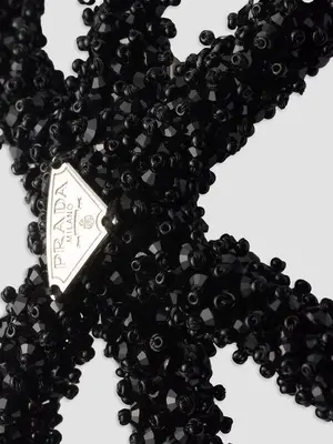 Prada Hair Clip With Crystals