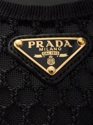 Prada Low Heel Mesh Fabric Ballerinas