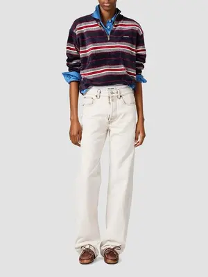 Miu Miu Chenille Half-zipper Sweater