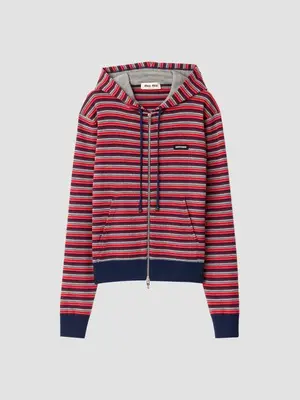 Miu Miu Wool Hoodie Sweatshirt