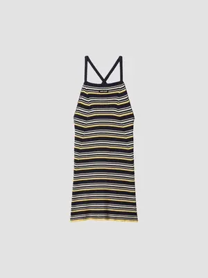 Miu Miu Cotton Knit Mini Dress