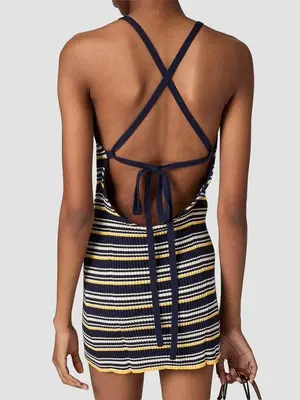 Miu Miu Cotton Knit Mini Dress