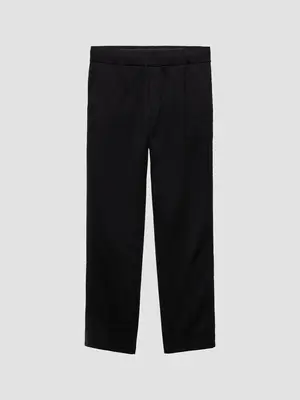 Prada Cotton Fleece Pants With Re-nylon Details - Black
