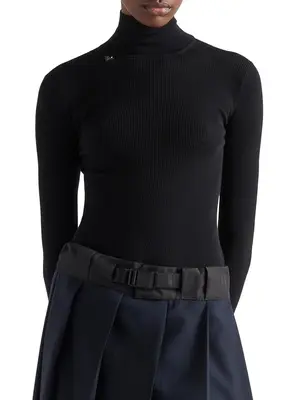 Prada Wool Turtleneck Sweater