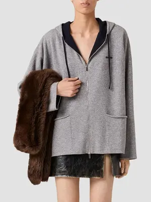 Miu Miu Cashmere Cardigan Hoodie