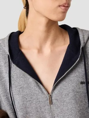 Miu Miu Cashmere Cardigan Hoodie