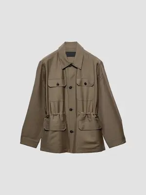 Prada Mohair And Wool Safari Jacket