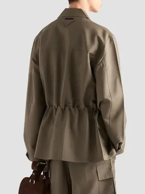 Prada Mohair And Wool Safari Jacket