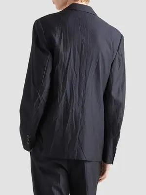 Prada Single-breasted Cotton And Silk Jacket