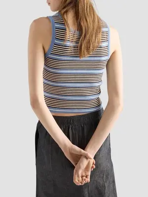 Prada Cotton Knit Tank Top