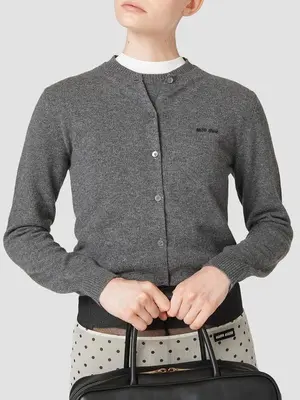 Miu Miu Cashmere Knit Cardigan
