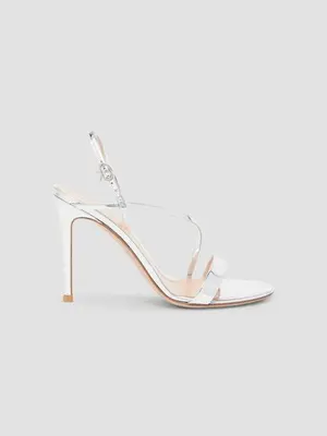 GIANVITO ROSSI 95mm Patent Leather Stiletto Sandals