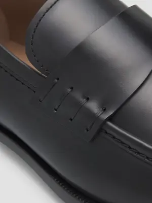 GIANVITO ROSSI Preppy Leather Loafers