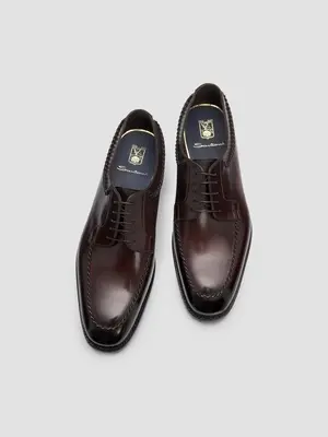 Santoni Fortuna Leather Oxfords