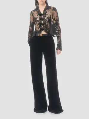 Valentino Garavani Velvet Trousers