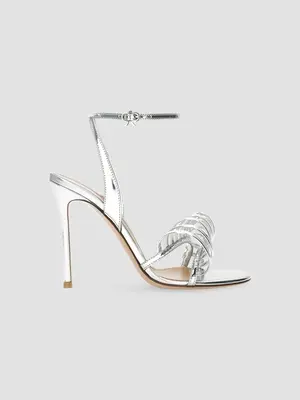 GIANVITO ROSSI 105mm Sculptural Leather Sandals