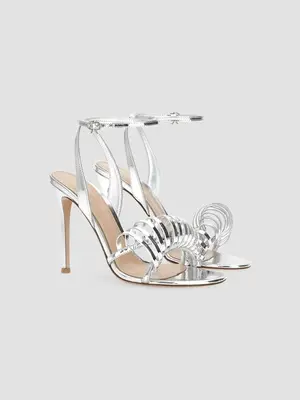 GIANVITO ROSSI 105mm Sculptural Leather Sandals