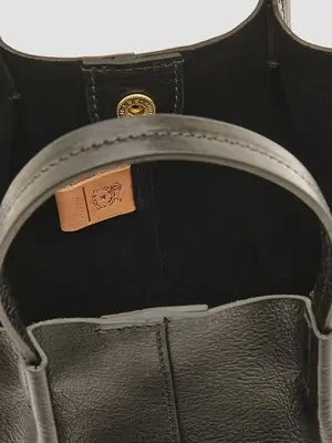 Il Bisonte Nina Leather Tote Bag - Nero