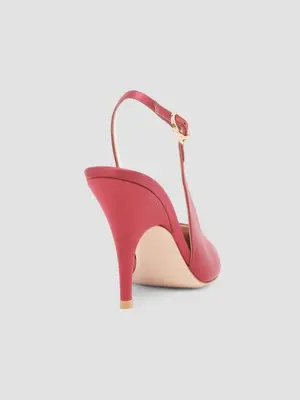 GIANVITO ROSSI Sofia 70mm Satin Slingback Pumps