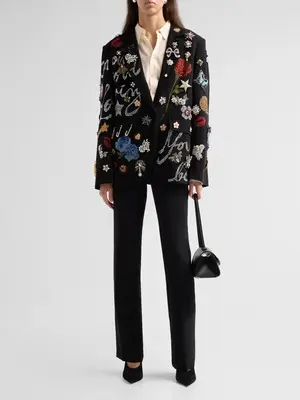 Cinq À Sept Greatest Hits Kael Embellished Blazer