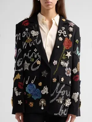 Cinq À Sept Greatest Hits Kael Embellished Blazer