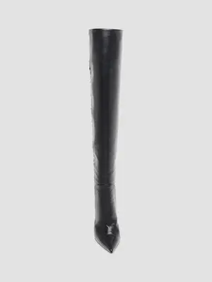 GIANVITO ROSSI 105mm Leather Over-the-knee Boots