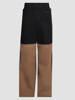 Marni Contrast Trim Technical Gabardine Cargo Pants