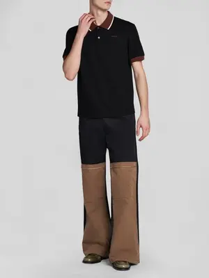 Marni Contrast Trim Technical Gabardine Cargo Pants