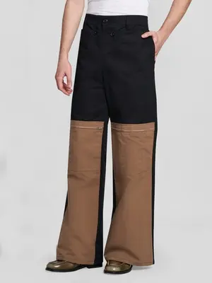Marni Contrast Trim Technical Gabardine Cargo Pants