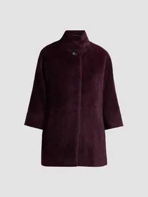 Cinzia Rocca Three-quarter-length-sleeve Coat - Plum