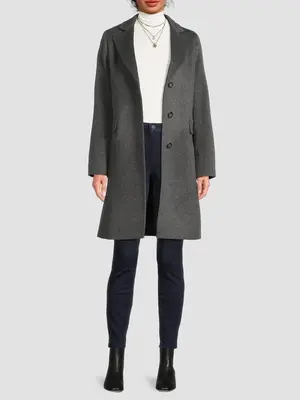 Cinzia Rocca Icons Wool-cashmere Mid-length Coat