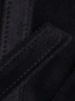 Cinzia Rocca Pressed Alpaca-blend Wrap Jacket