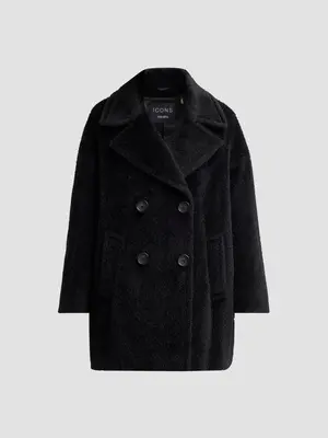 Cinzia Rocca Icons Wool & Alpaca-blend Peacoat