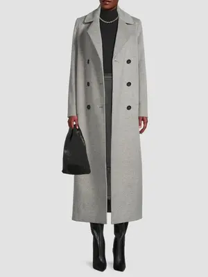 Cinzia Rocca Icons Wool-cashmere Double-breasted Coat