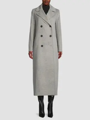 Cinzia Rocca Icons Wool-cashmere Double-breasted Coat