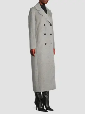 Cinzia Rocca Icons Wool-cashmere Double-breasted Coat
