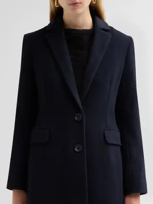 Cinzia Rocca Icons Wool-blend Longline Coat