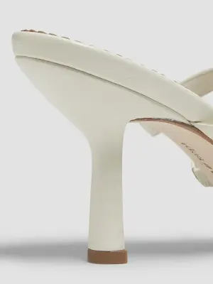 Cinq À Sept Emmy Crystal-embellished Strappy Leather Sandals - Ivory