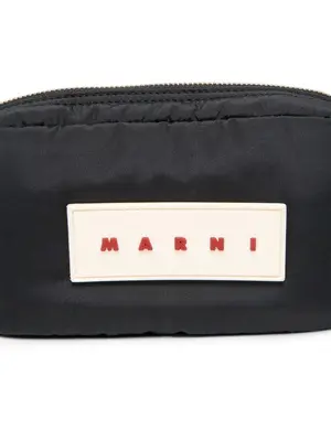 Marni Puffy Logo Pouch