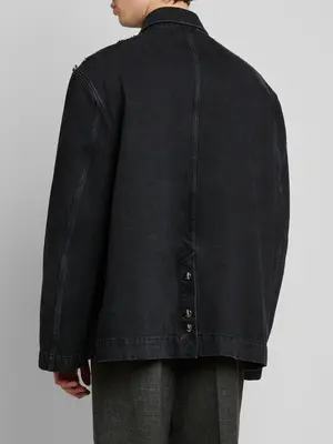 Marni Studded Cotton Denim Jacket