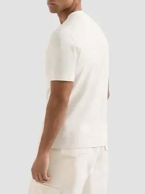 Brunello Cucinelli Cotton Jersey Crewneck T-shirt With Print