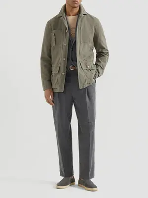 Brunello Cucinelli Cotton Interlock Crewneck T-shirt With Print